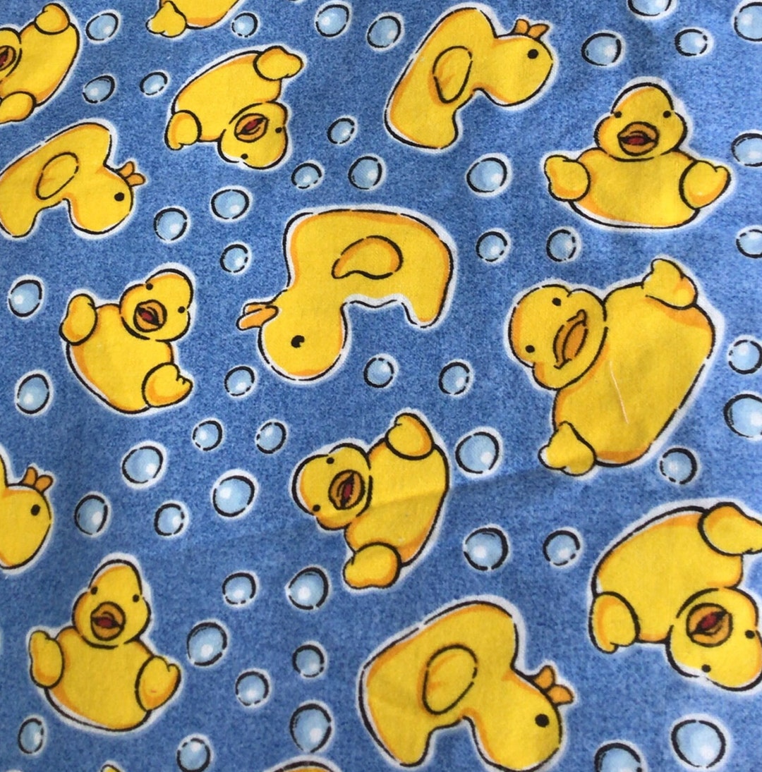 Rubber Duck Print FLANNEL - Etsy