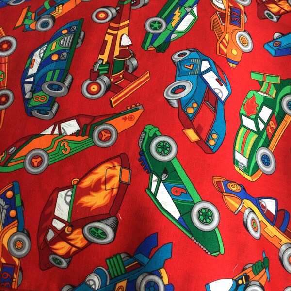 Car Print Fabric - Etsy