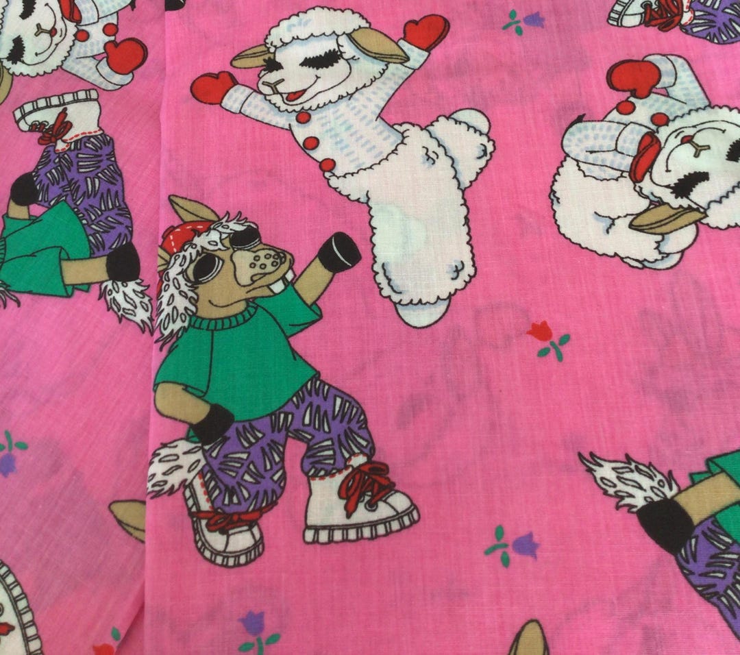 Vintage Lambchop Fabric - Etsy