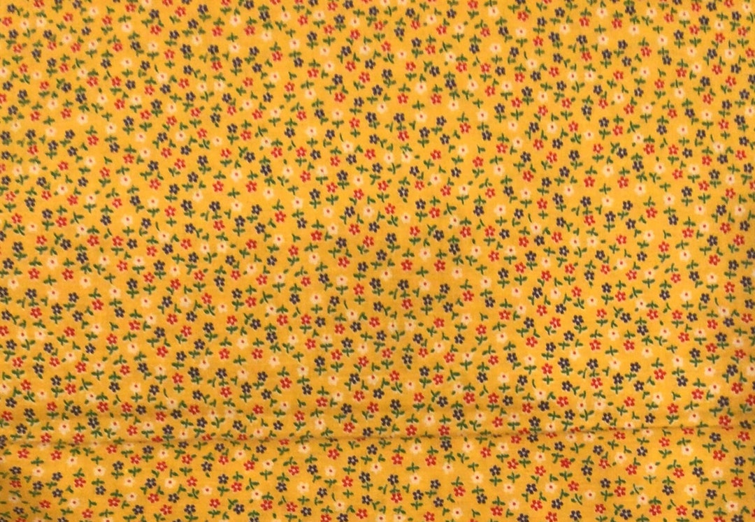 Vintage Floral Print Fabric the Kesslers for Concord Fabrics - Etsy