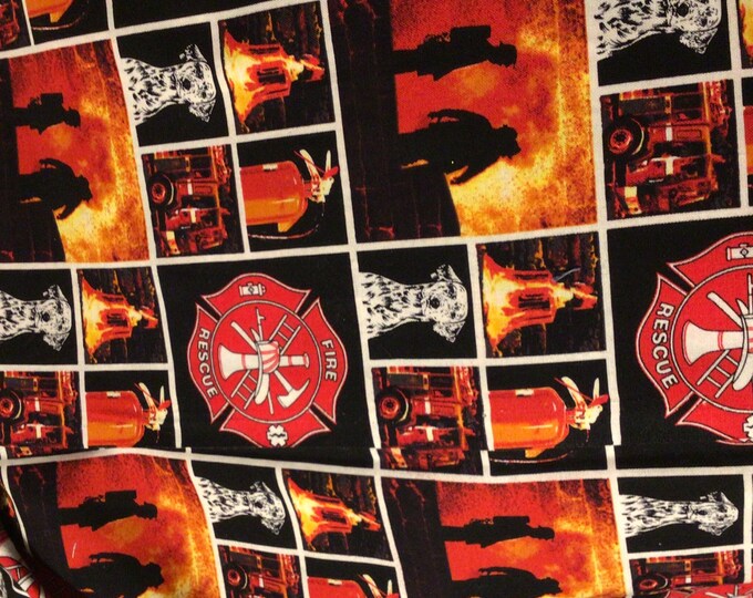 Fire Fighter Fabric - Etsy