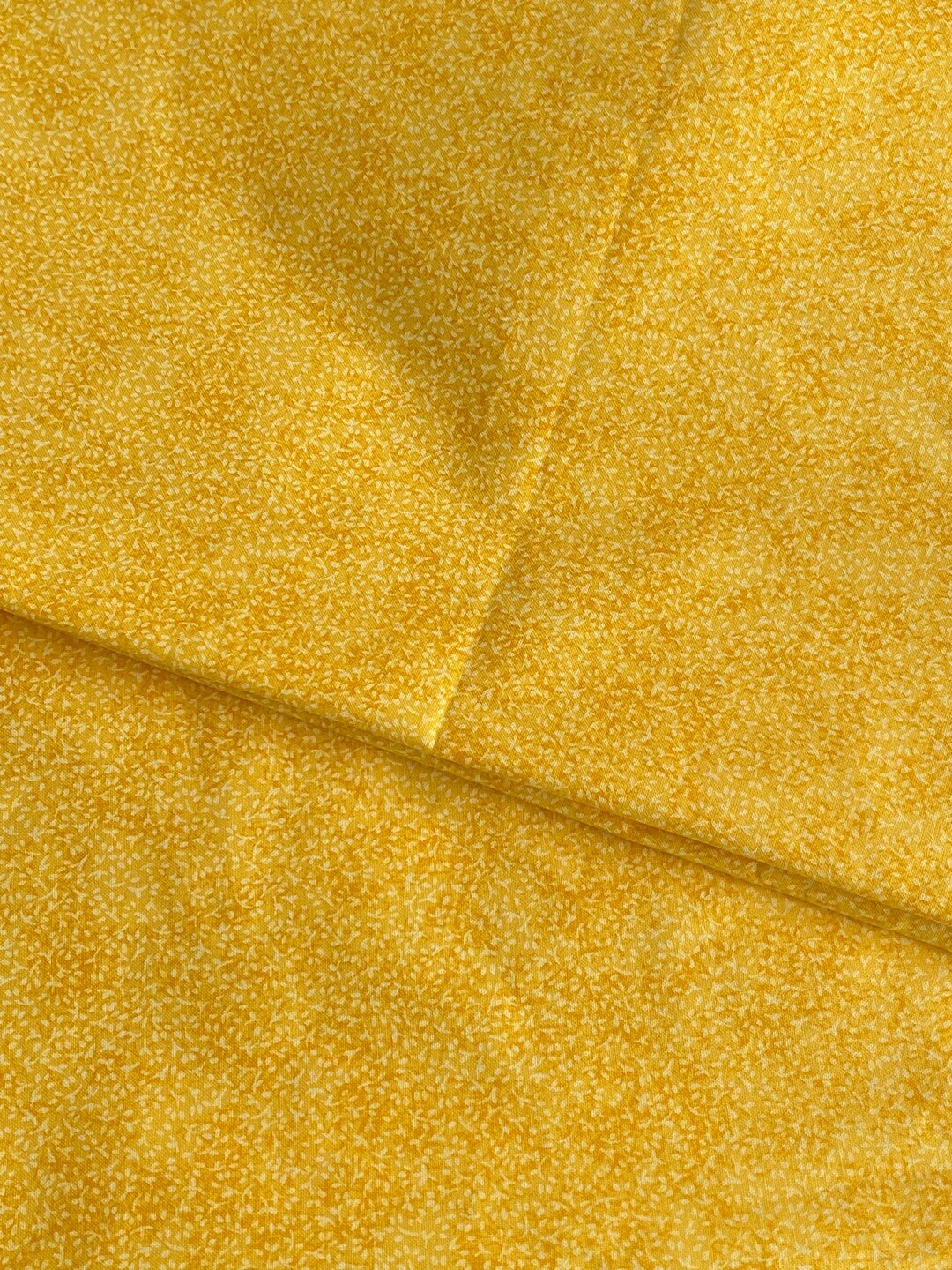 Vintage Yellow Tonal Leaf Print Fabric Traditions - Etsy