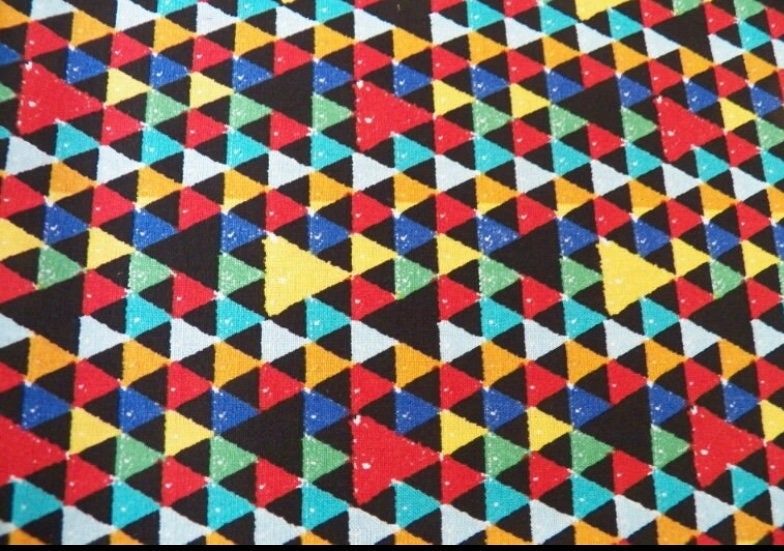 Crayola Triangle Fabric - Etsy