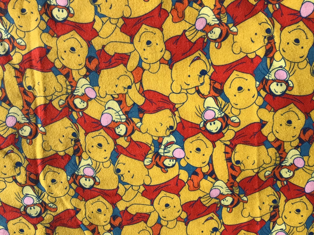 Vintage Winnie the Pooh FLANNEL - Etsy
