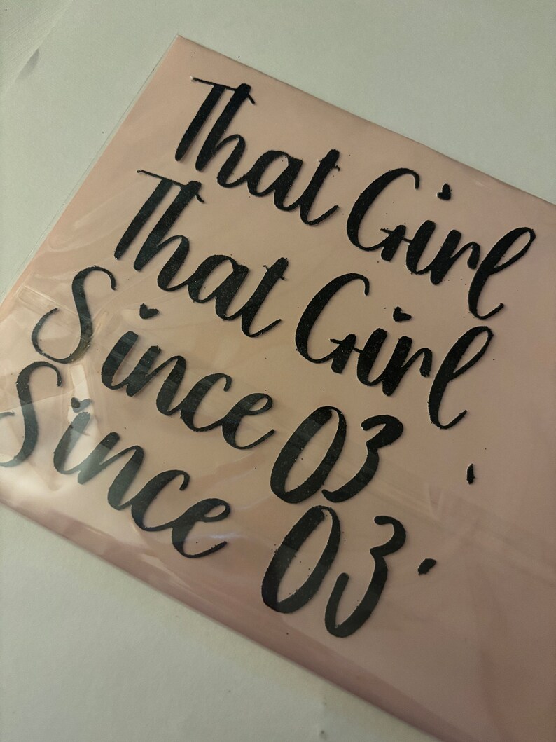 Heart Cake Topper That Girl Since _ It Girl Since _ Customized - Etsy