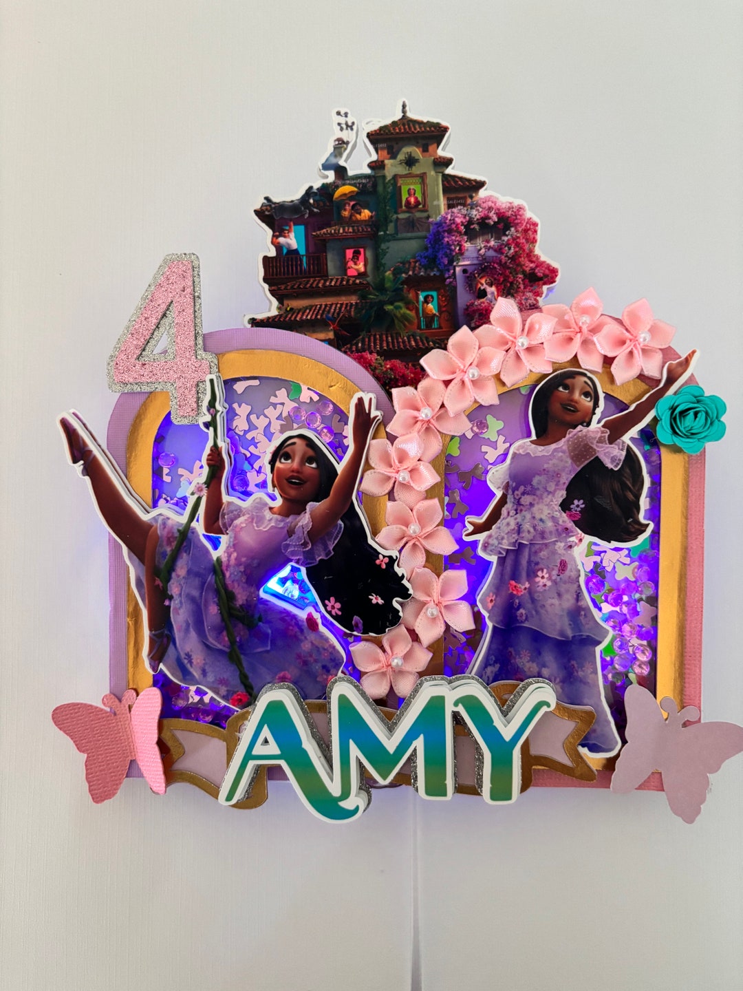 Encanto Custom LED Light up Cake Topper Shaker Topper 3D - Etsy