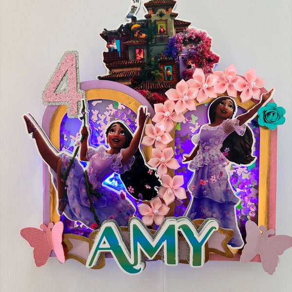 Light up Cake Topper - Etsy