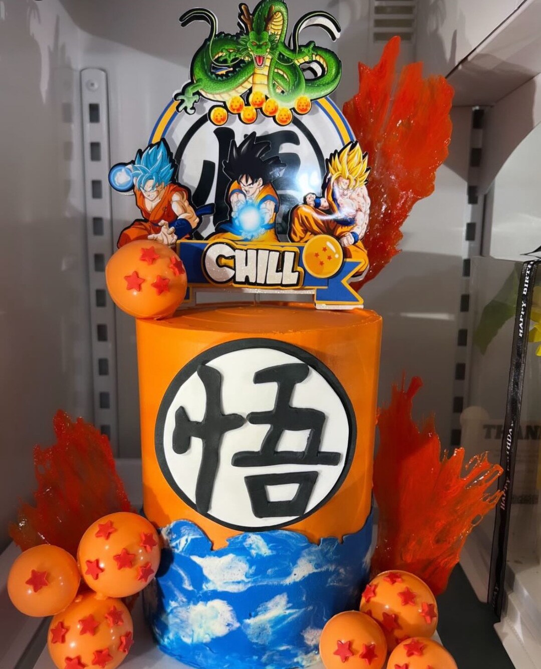 Dragon Ball Inspired Light up Cake Topper - Etsy