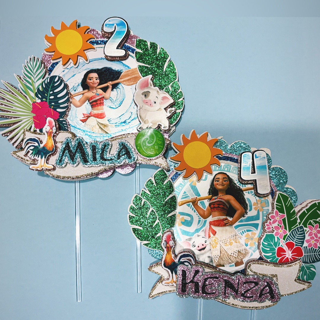 Moana Cake Topper - Etsy