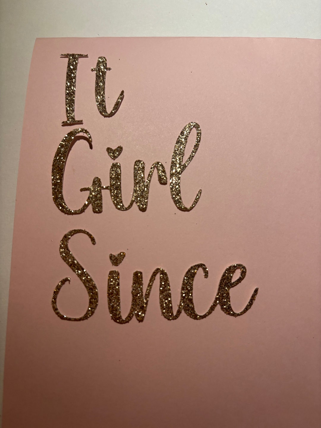 Heart Cake Topper That Girl Since _ It Girl Since _ Customized - Etsy