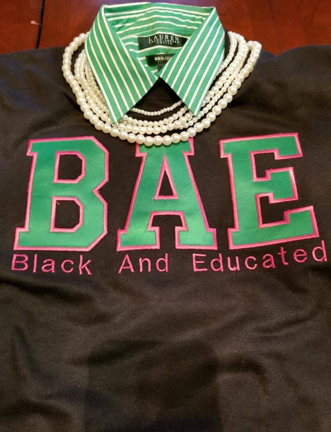 BAE black and Educatedsweatshirt - Etsy