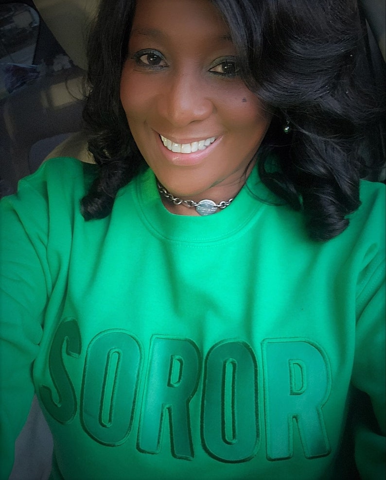 Embroidered SOROR Sweatshirt and Long Sleeve Teee - Etsy