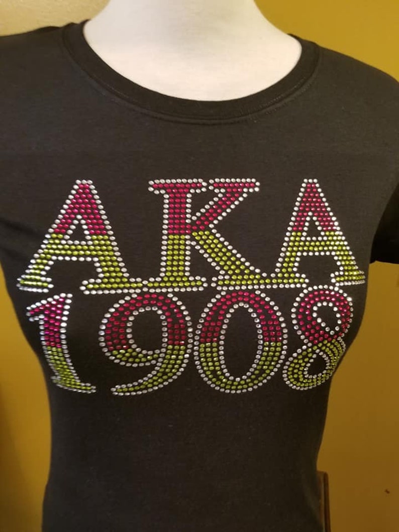 Rhinestone AKA 1908 T-shirt - Etsy