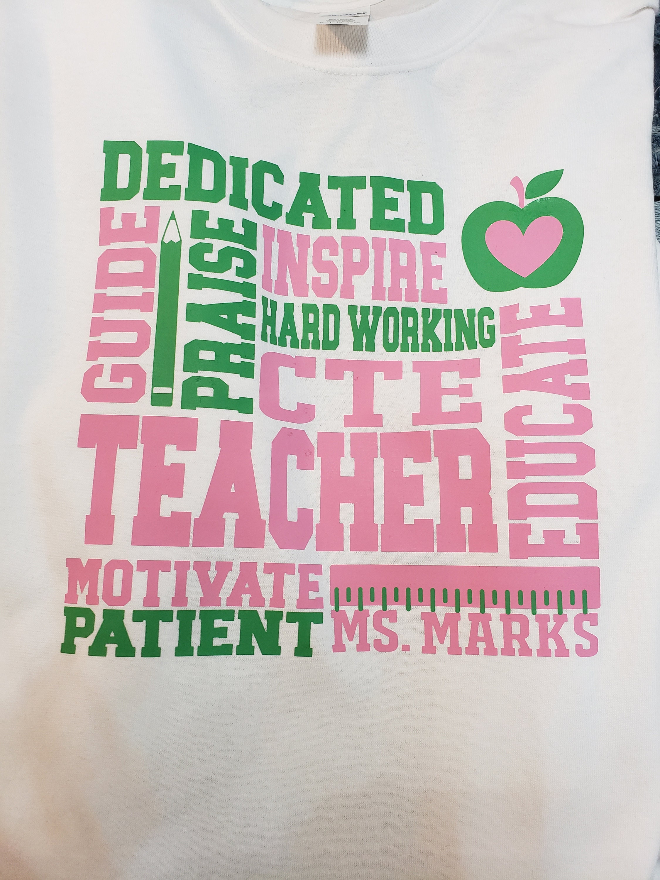 Personalized Educators Tee - Etsy