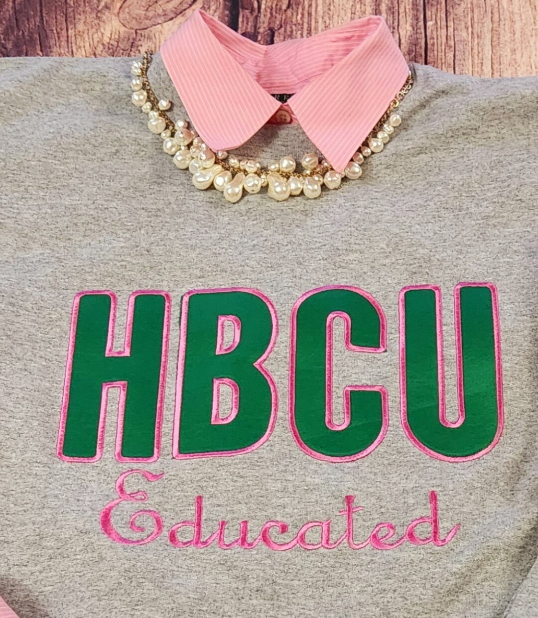 HBCU Embroidered Applique Apparel - Etsy