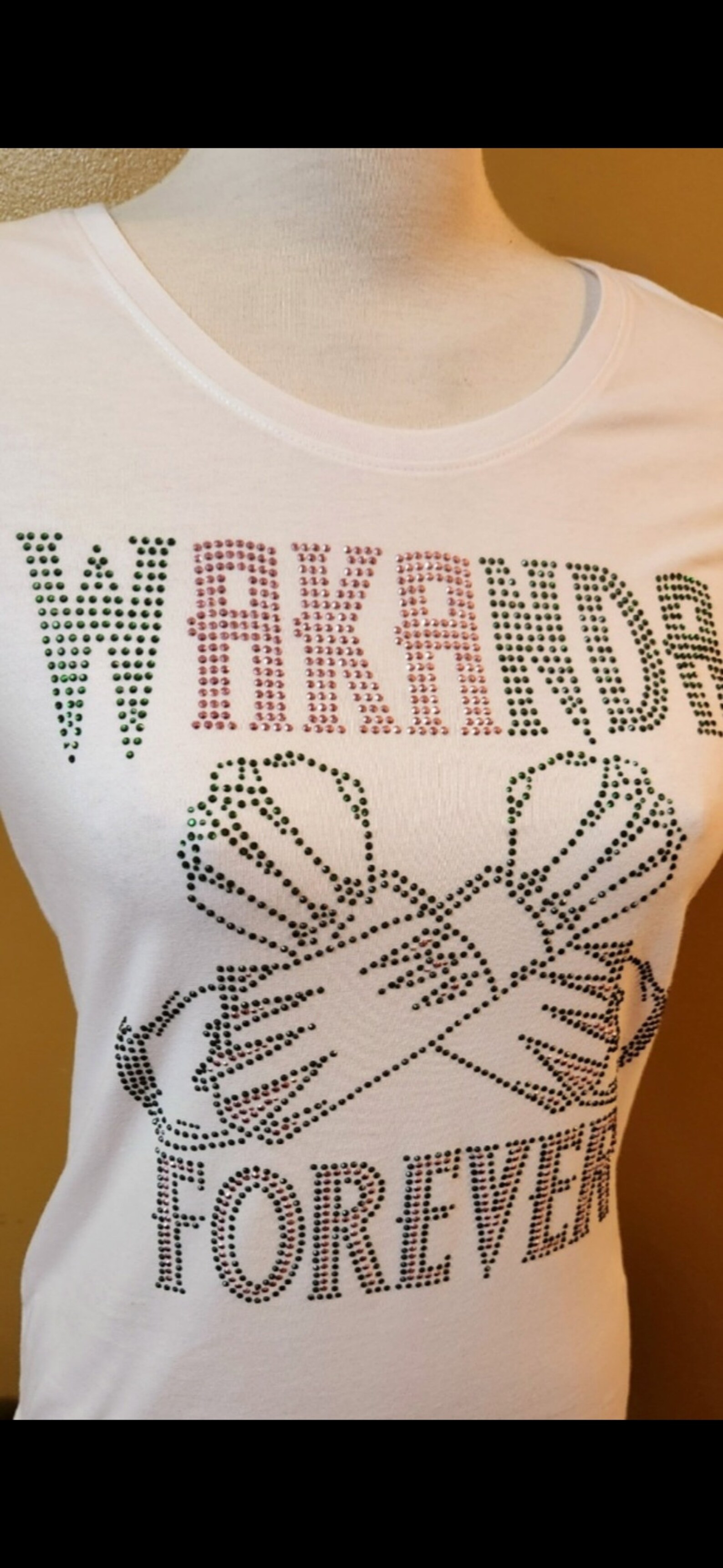 Wakanda Cross Arm Rhinestone - Etsy