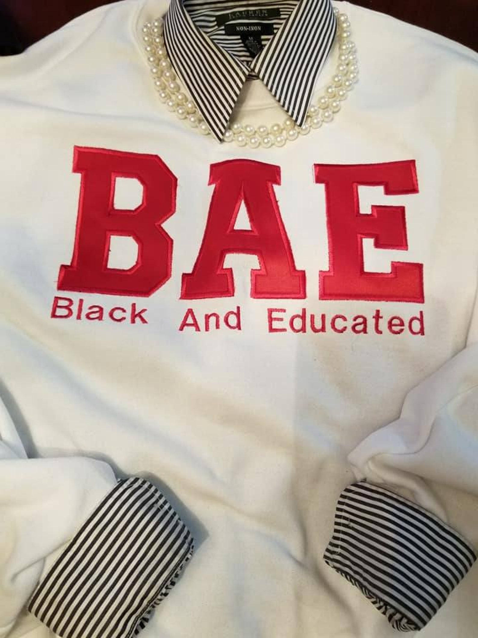 BAE black and Educatedsweatshirt - Etsy