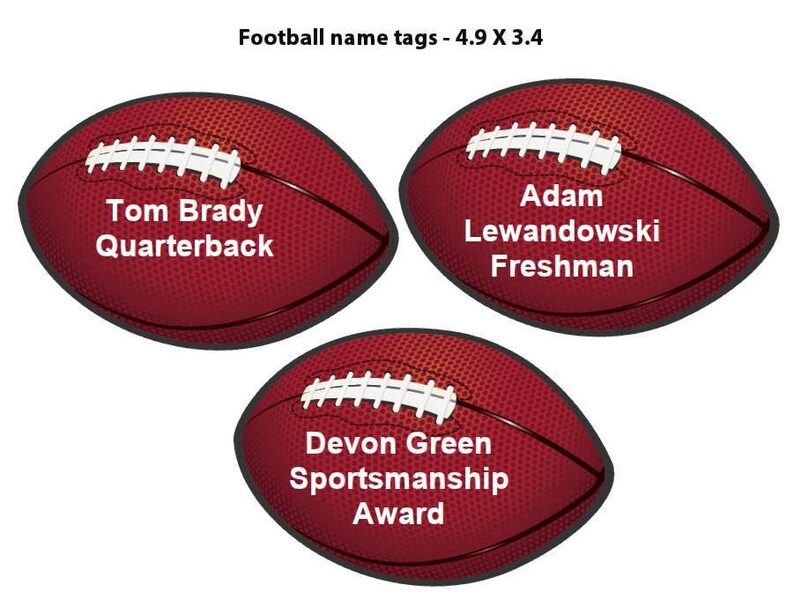 Football Theme Bulletin Border, Banner, Name Tags, & Editable Poster - Etsy
