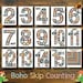 Neutral Skip Counting Number Posters | Boho Math Classroom Decor ...