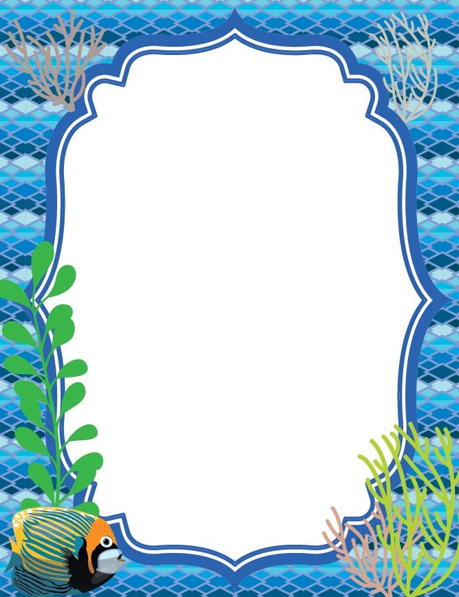 Ocean Theme Bingo, 30 Unique Bingo Cards, Bingo Printable, Under the ...