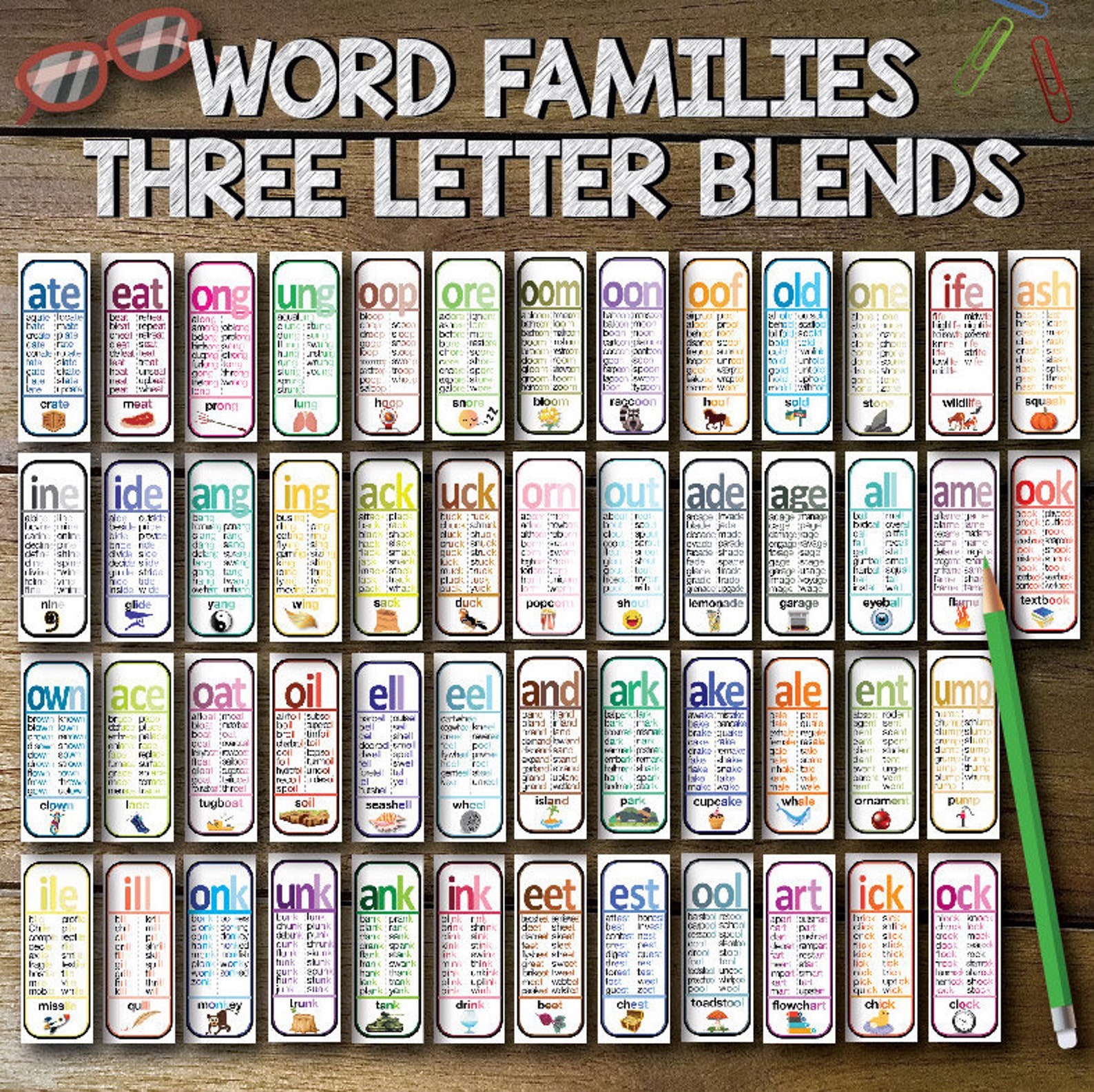 Word Wall Full Bundle Vowel Teams Alphabet Letters - Etsy
