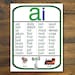 Phonics Vowel Team Posters, Word Wall, Digital Art Prints, Printable ...