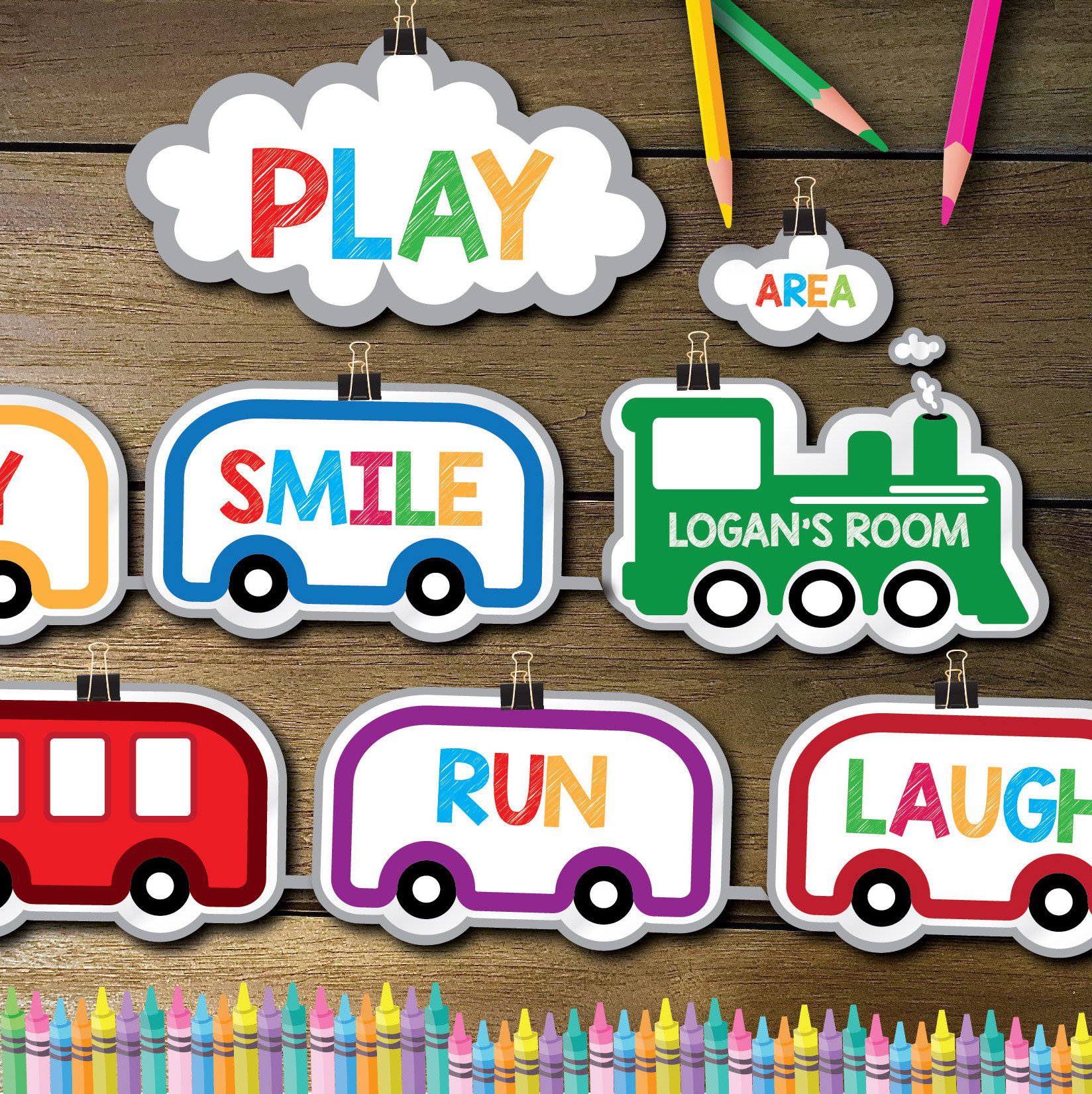 Kindergarten Wall Decorations, Train Classroom Rules Banner, First Day ...