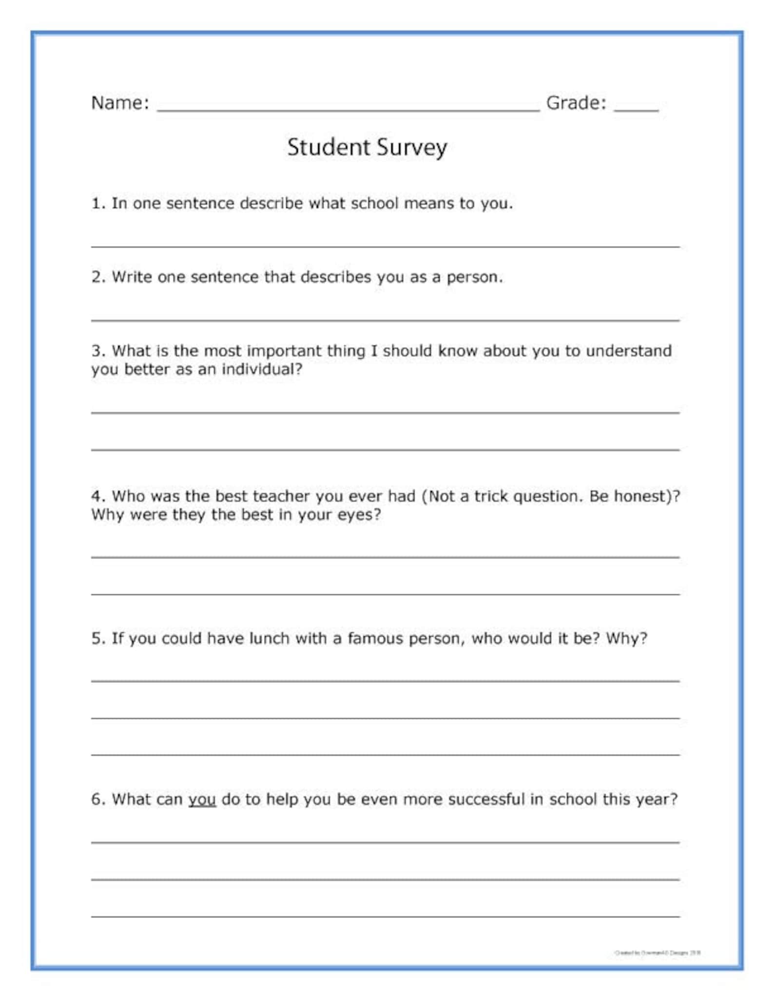 First Day of School Activities, Back to School Ice Breaker, Get to Know ...