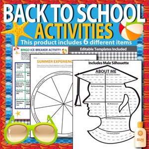 First Day of School Activities, Back to School Ice Breaker, Get to Know ...
