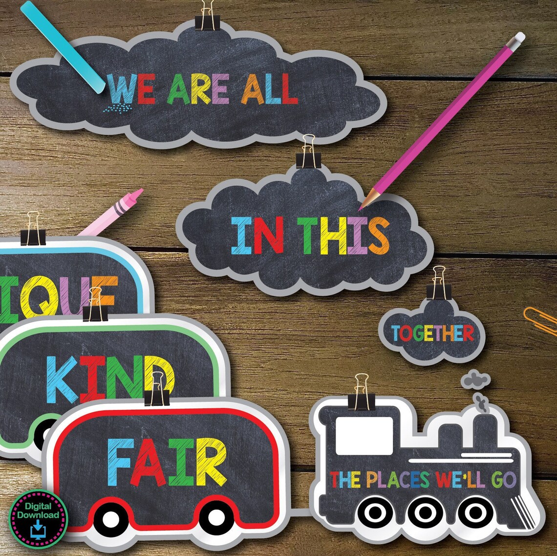 Kindergarten Wall Decorations, Train Classroom Rules Banner, First Day ...