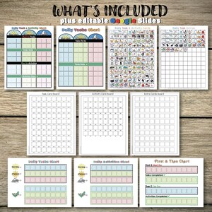 Daily Responsibilities Chart, Routine Cards for Kids, Cleaning ...