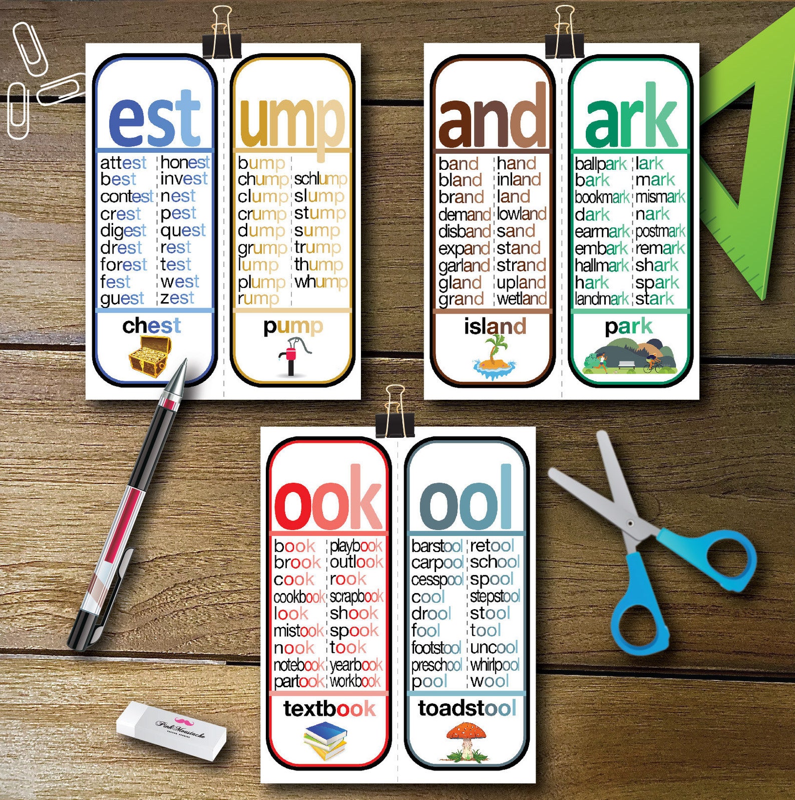 3 Letter Word Endings Sound Wall Phonics Posters Color - Etsy