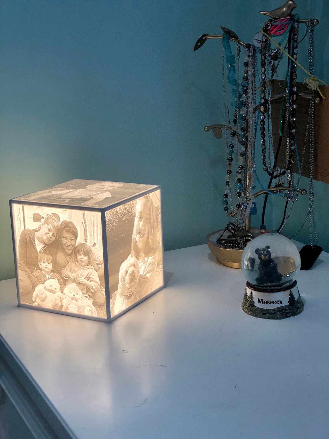 Custom 4 Photo Light Box 3D Printed Lithophane Lamp | Etsy
