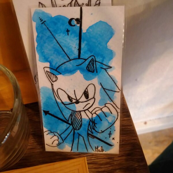 Sonic the Hedgehog Book Mark - Etsy
