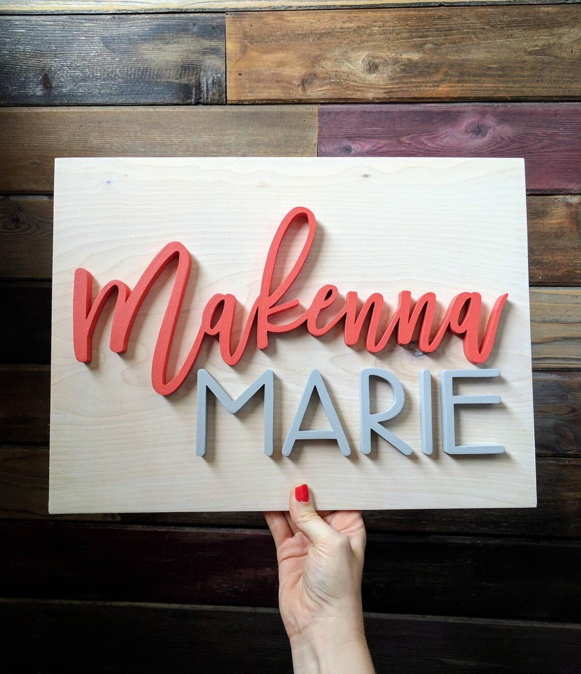 12 X 16 Custom Name Wood Sign Wood Cut Out Name Cut Out - Etsy