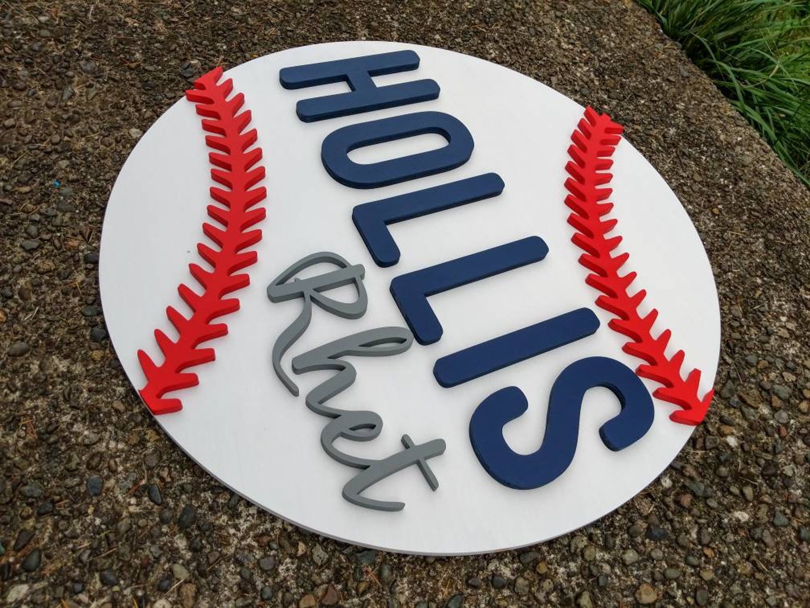 18 Baseball Custom Name Wood Sign Wood Cut Out Name - Etsy