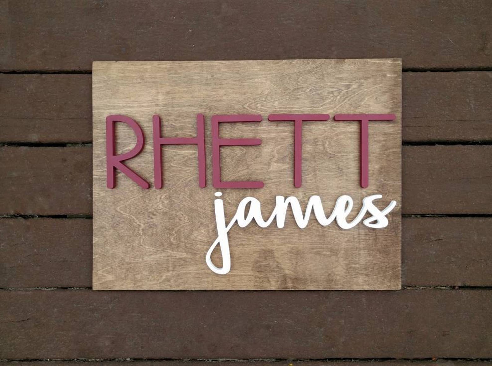 24 X 18 Custom Name Wood Sign Wood Cut Out Name Cut Out - Etsy