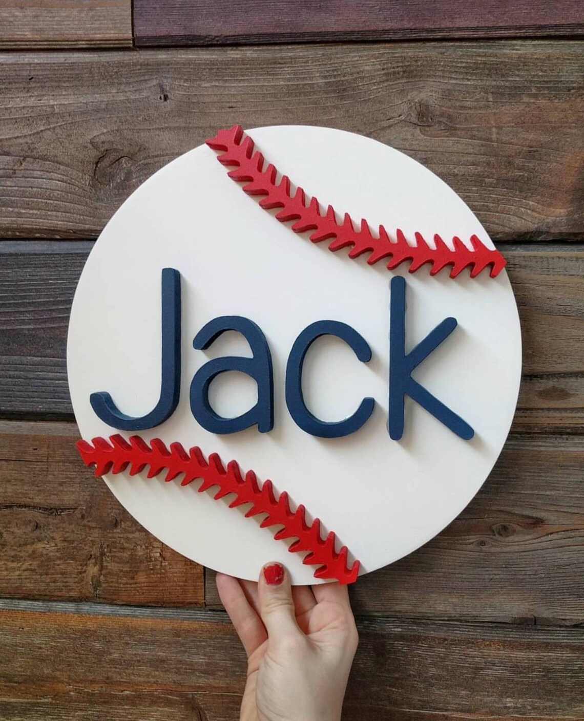 12 Baseball Custom Name Wood Sign Wood cut out Name | Etsy