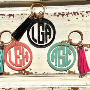Monogram Keychain, Monogram Keychains, Monogram Key Chain, Monogram Key ...