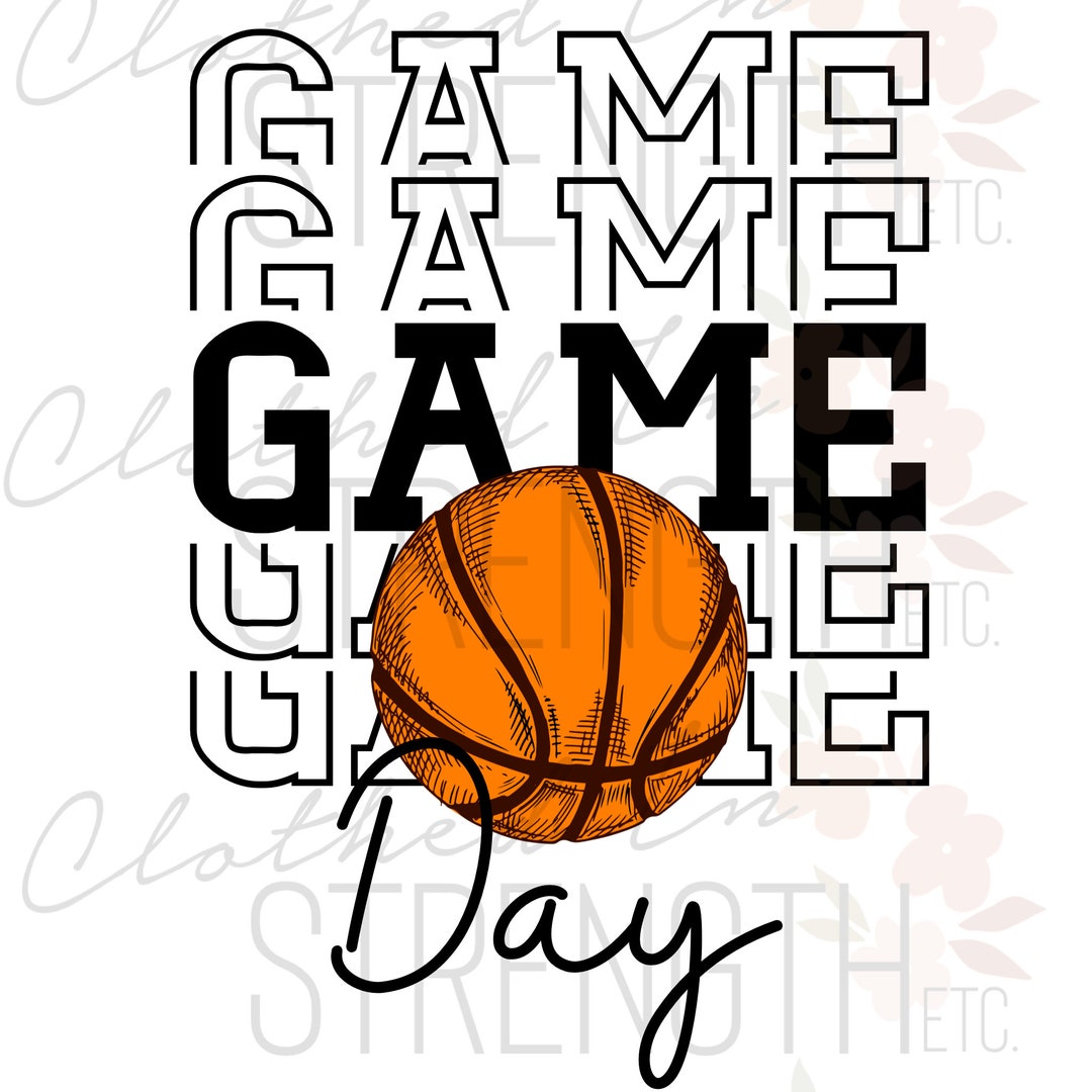 Basketball Game Day PNG / Instant Download / Sports Mom Design ...