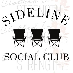 Sideline Social Club PNG / Instant Download / Soccer Mom / Sports Mom ...