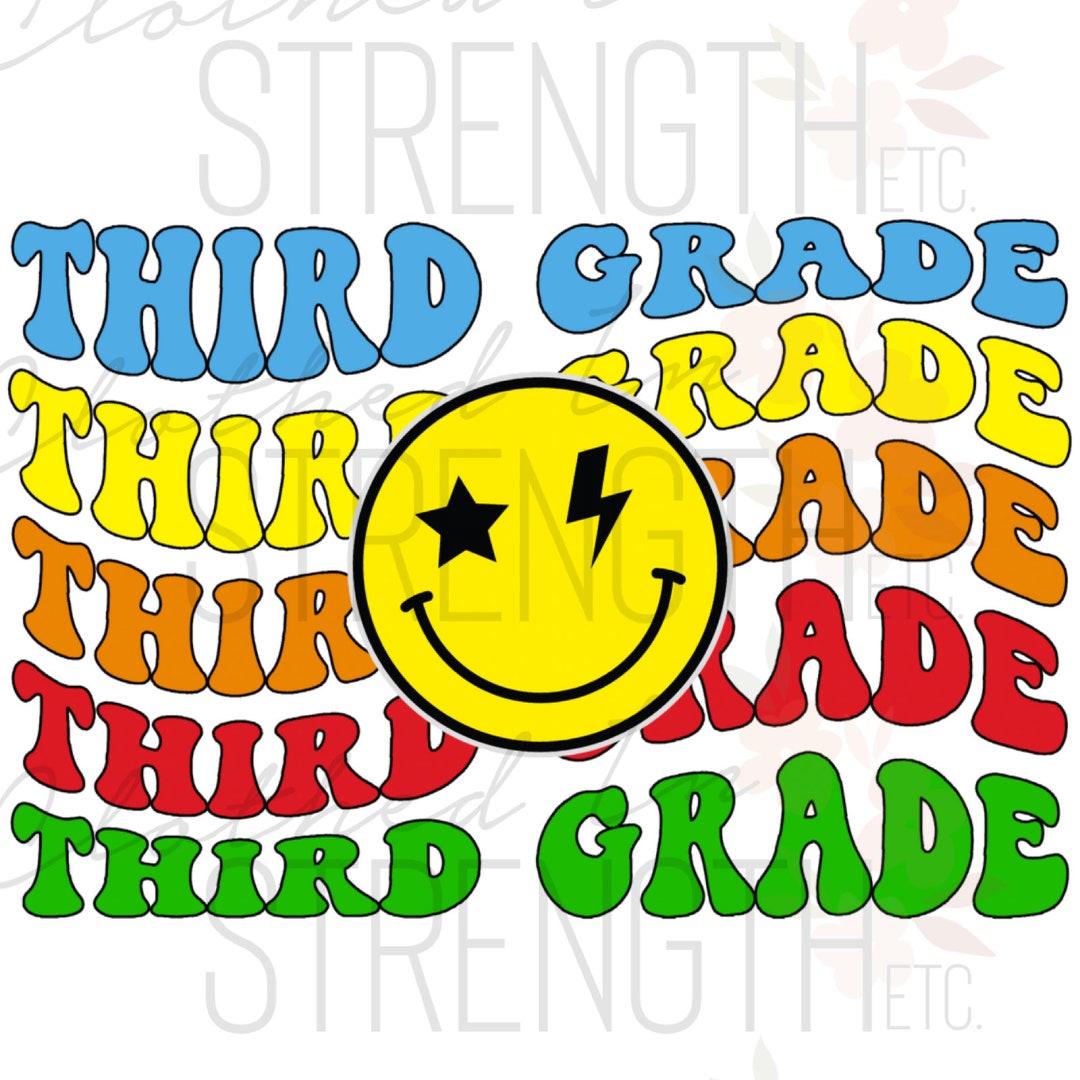 Primary Third Grade PNG / Instant Download / Back to School / Teacher ...