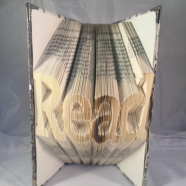 Read Book Folding Pattern - Etsy