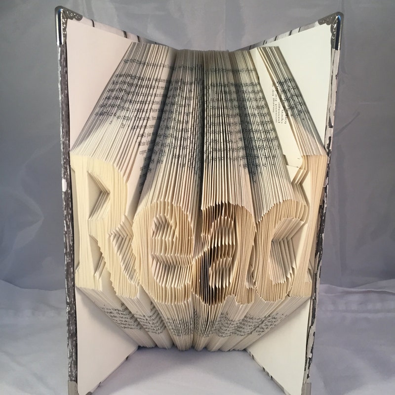Read Book Folding Pattern - Etsy
