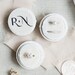 Circle Velvet Ring Box | Custom Wedding Ring Box | Engagement Ring Box ...