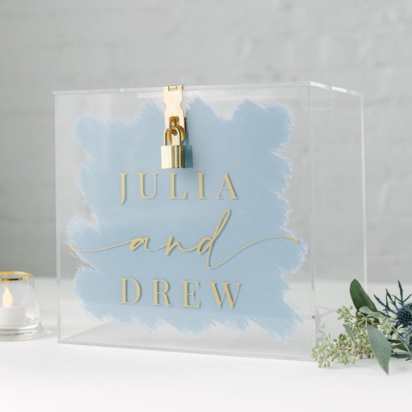 Painted Wedding Card - Etsy