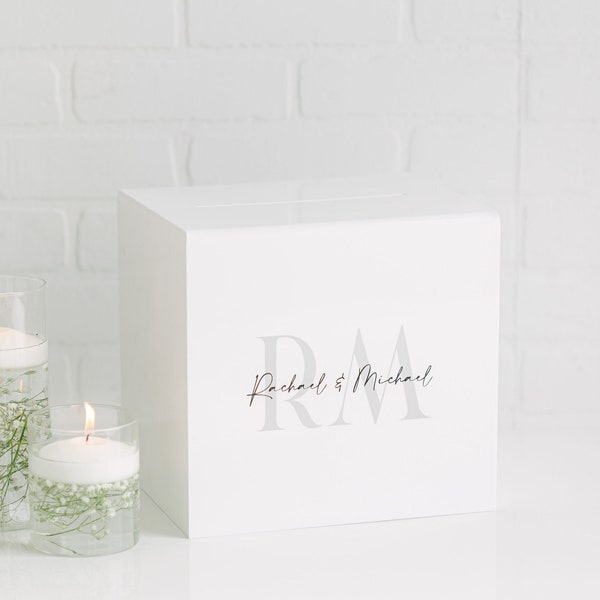 White Card Box - Etsy