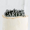 Acrylic Wedding Cake Topper Personalized Wedding Cake Topper Script ...