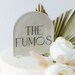 Painted Acrylic Arched Cake Topper Personalized Wedding - Etsy