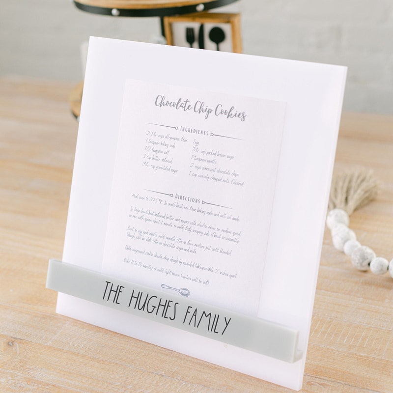 Recipe Holder - Etsy
